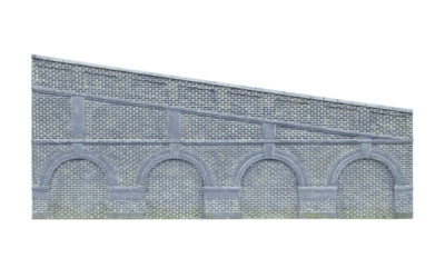 R7387 Skaledale OO Gauge Mid Stepped Arched Retaining Walls x2 | eBay UK