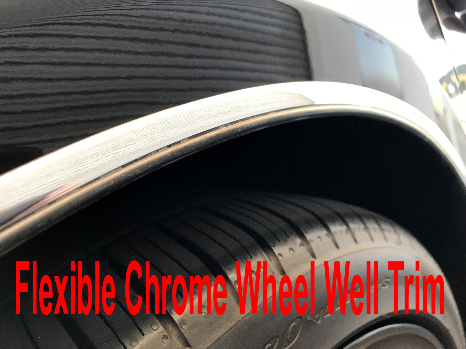 Fit 2003-2018 Chrysler L-Shape Chrome Wheel Well Fender Trim Molding ...