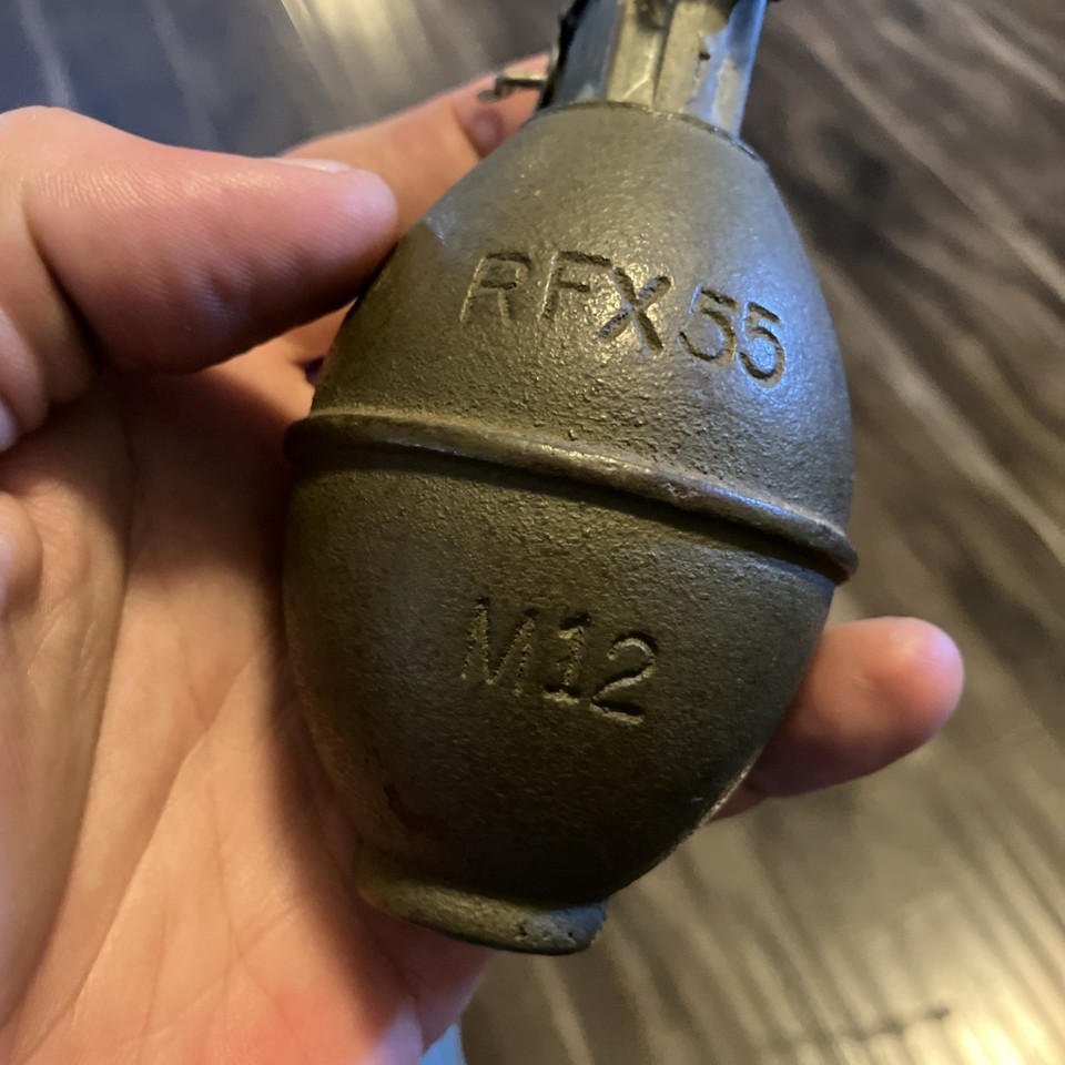 VINTAGE US MILITARY PRACTICE HAND GRENADE TRAINING FUZE M213 ME105K 031 ...