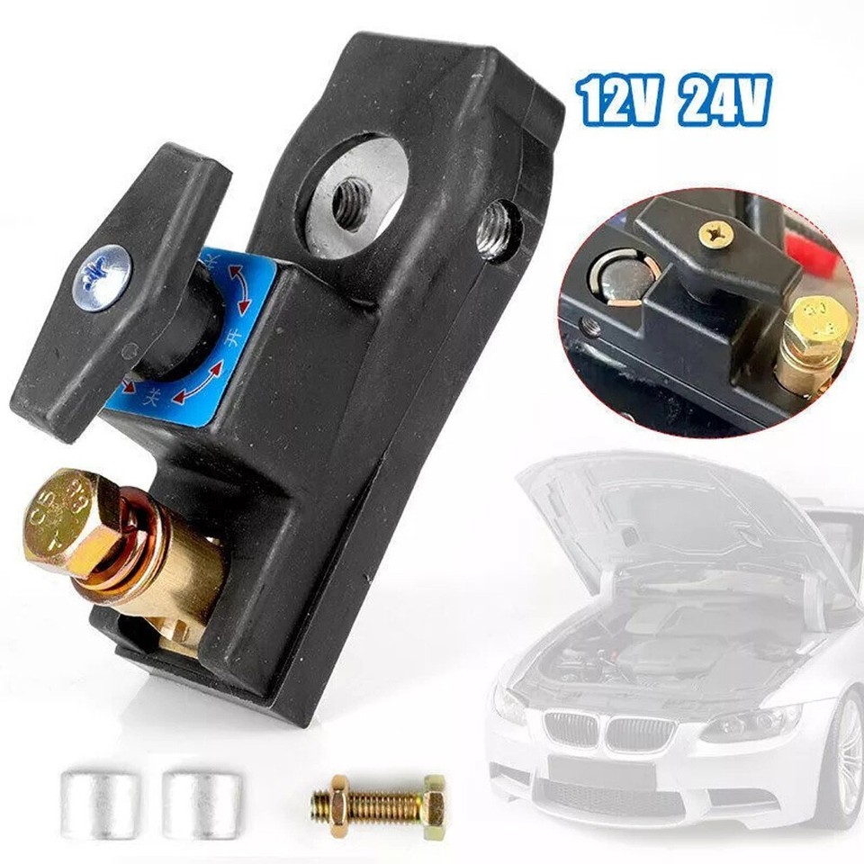 Car Battery Switch Isolator Terminal 12V 24V Quick Cut-off Disconnect ...