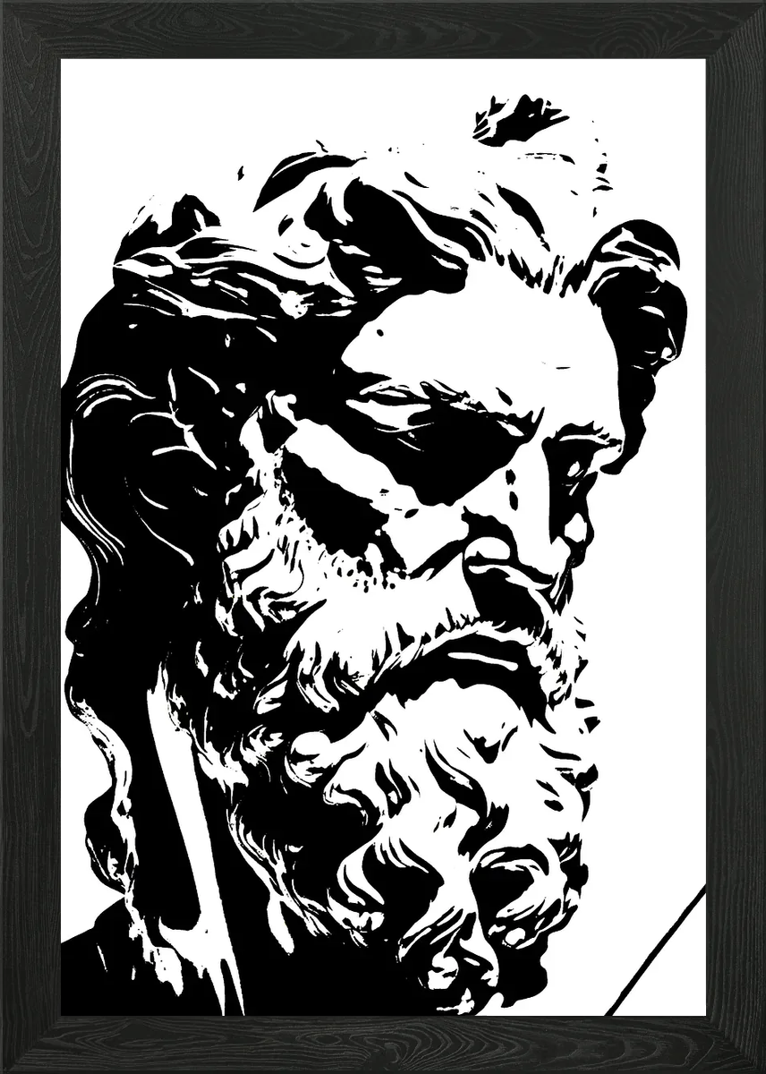 Statue Framed Wall Art Poster Canvas Print Picture | eBay UK