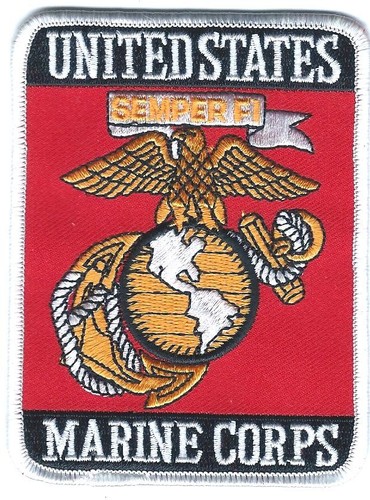 USMC Marine Corps Semper Fi Square Patch | eBay