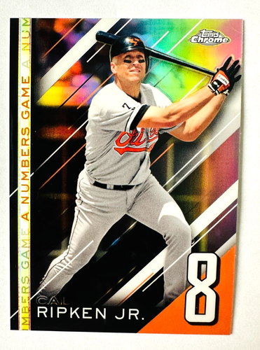 2020 Topps Chrome Cal Ripken Refractor Card A Numbers Game Orioles ...