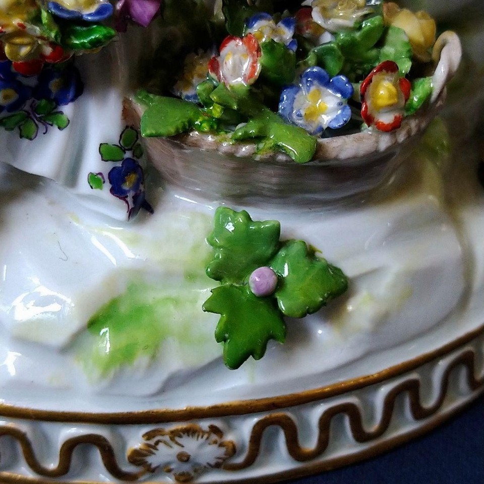 1924 Antique Meissen Porcelain Figurine F93 Allegory Of Spring made in ...