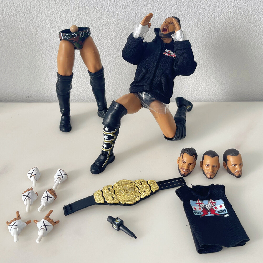 AEW Supreme Walmart CM Punk Elite Wrestling Action Figures Kid Toy WWE ...