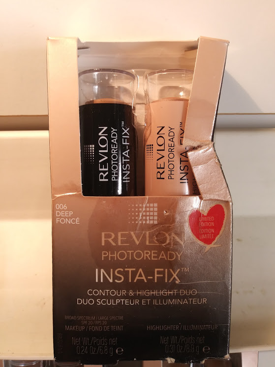 Revlon Photoready Insta-Fix Contour Highlight Duo Highlighting Stick ...