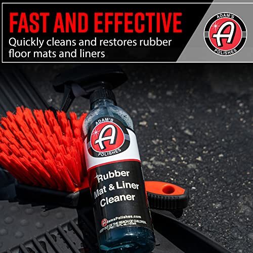 Rubber Mat & Liner Cleaner 16oz Protectant & Rubber Floor Mat Cleaning ...