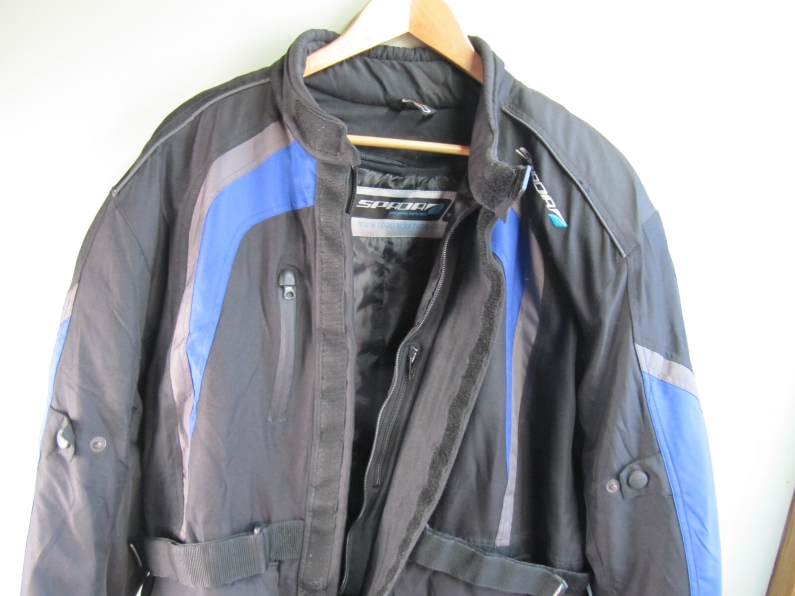 Mens Spada Motorcycle Jacket Black UK Size XXXL 3XL Biker Clothing ...