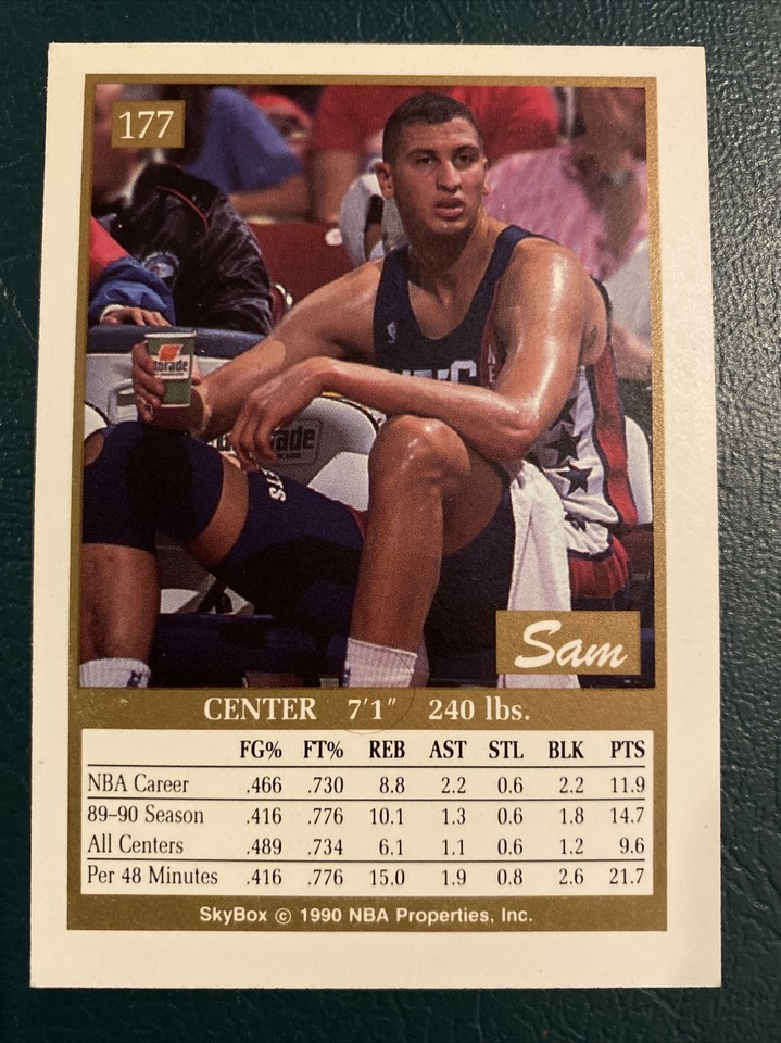 1990-91 SkyBox NBA Sport Card. #177. Sam Bowie. | eBay