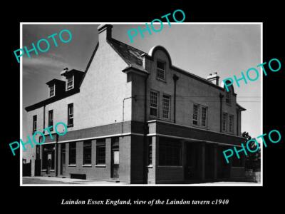 OLD POSTCARD SIZE PHOTO LAINDON ESSEX ENGLAND THE LAINDON TAVERN c1940 ...