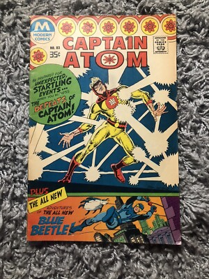 CAPTAIN ATOM #83, Modern Comics, our grade 6.5, 1977 Reprints, 1st Blue ...