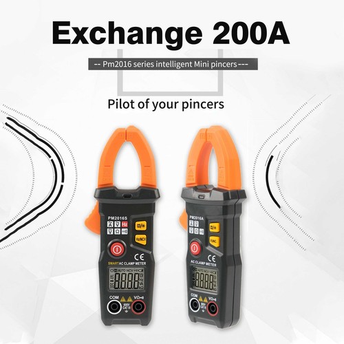 Portable ABS Digital Clamp Multimeter PMA 6000 Counts Current Voltage ...