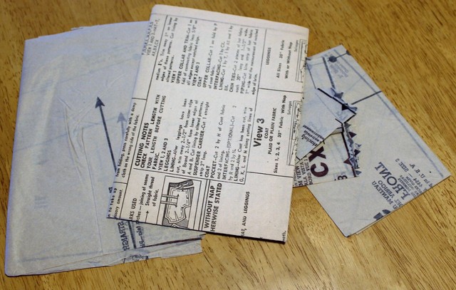 Vintage simplicity 4454 Lined Coat Cap W/ Chin Straps Sewing Pattern ...