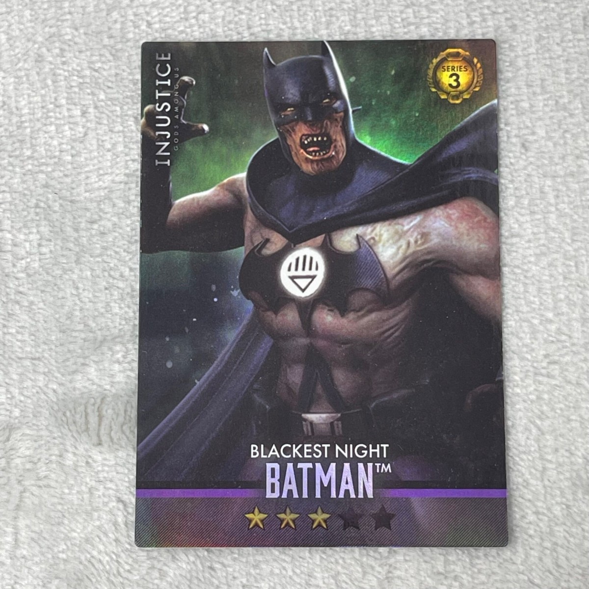 Blackest Night Batman Injustice Card Blackest Night Series 5 Black