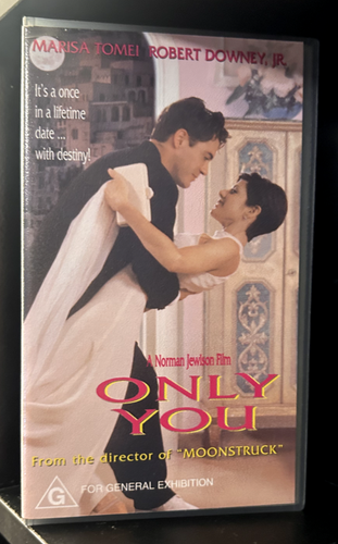Only You (VHS, 1994) LIKE NEW AS VIDEO TAPE STILL SEALED. VGC. NO SSS ...