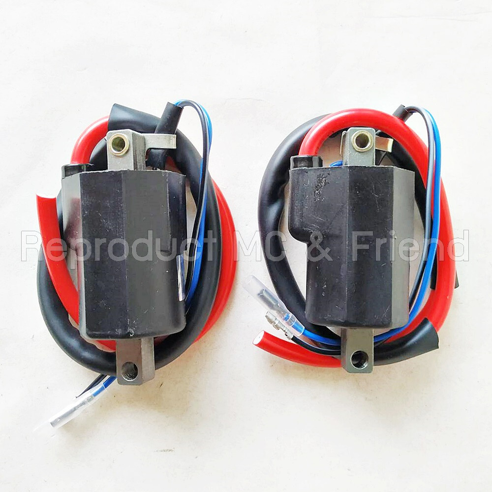2x Ignition Coils 12V. New For Suzuki T250 T305 TC305 T350 T500 GT185 ...