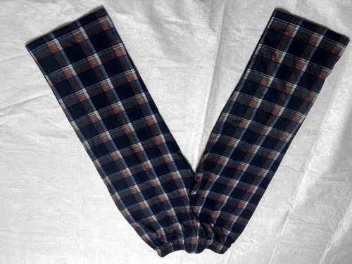 Blue/Orange Plaid PJ Panta Boys Medium 8-10 Cherokee Sleepwear 100% ...