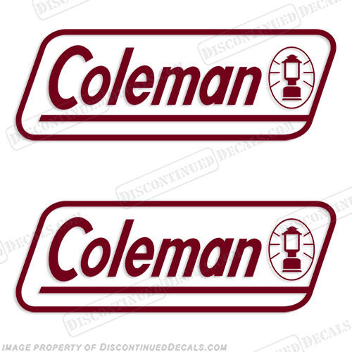 Fits Coleman Camper RV Logo Decals - (Set of 2) Any Color! 13” x 38” | eBay