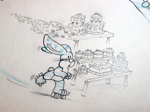 AMERICAN RABBIT Original Illustration Art ROY WILSON 1986 Walt Disney ...