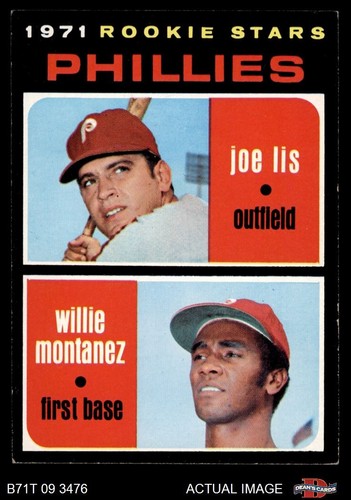 1971 Topps #138 Willie Montanez / Joe Lis Phillies RCs RC 6 - EX/MT | eBay