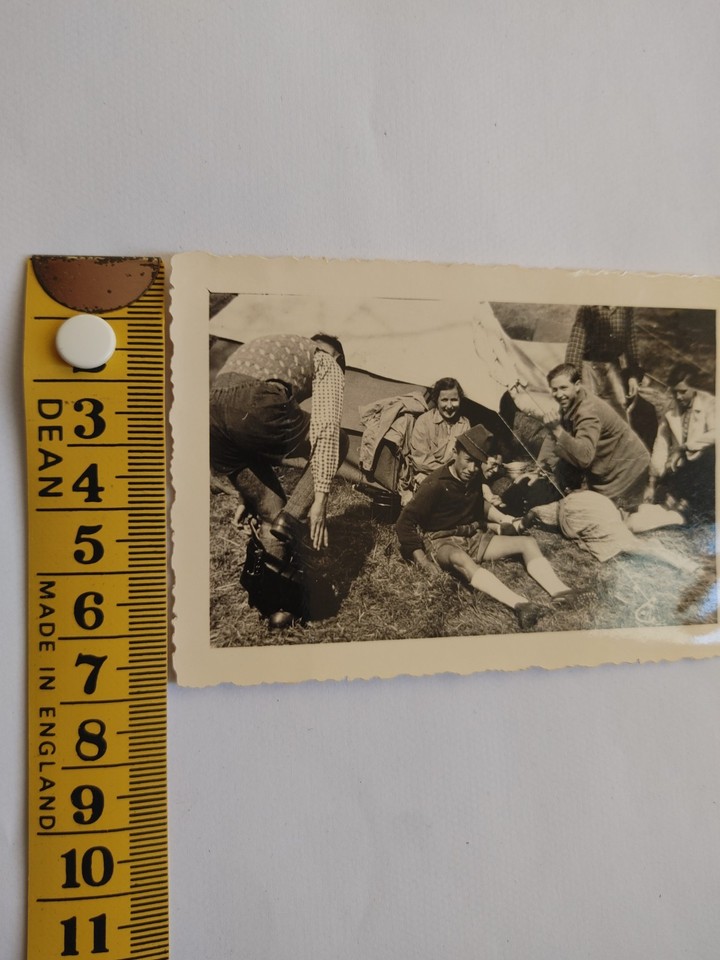 Vintage 1940s German Family Friends Brothers Group Shot Males Photo ...