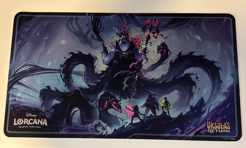 URSULA'S RETURN Disney Lorcana Runner Up Store Set Championship Playmat ...