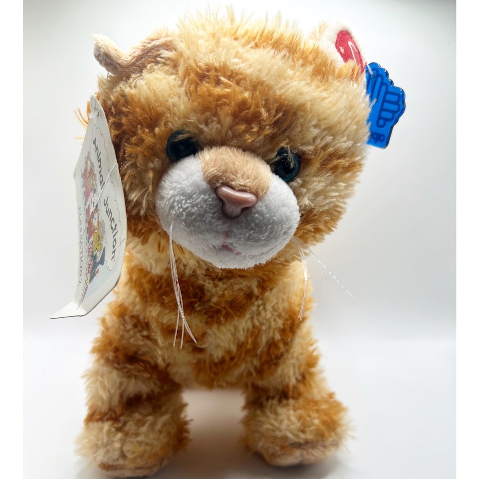 Vintage Orange Tabby Cat MEOWING Plush Animal Junction Applause by Russ ...