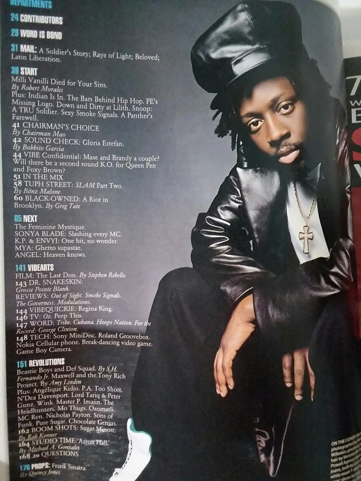 Vibe Magazine (Aug 1998) Lauryn Hill, Wyclef Jean, Bruce Lee, Tribe ...