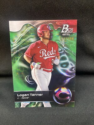 2023 Bowman Platinum Logan Tanner Emerald Foil Top Prospect #112/299 ...