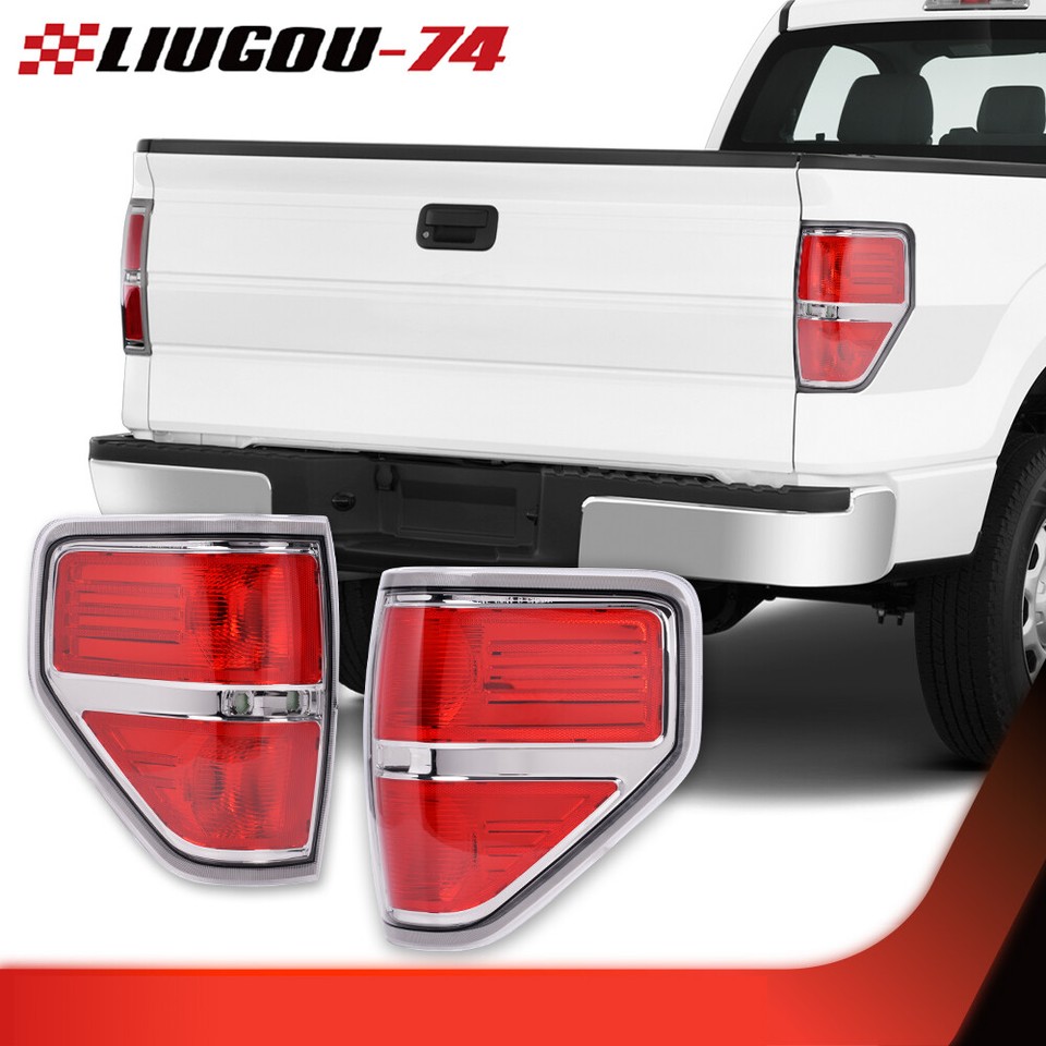 Rear Tail Lights Brake Lamps Fit For 09-14 Ford F150 F-150 Pickup Left ...
