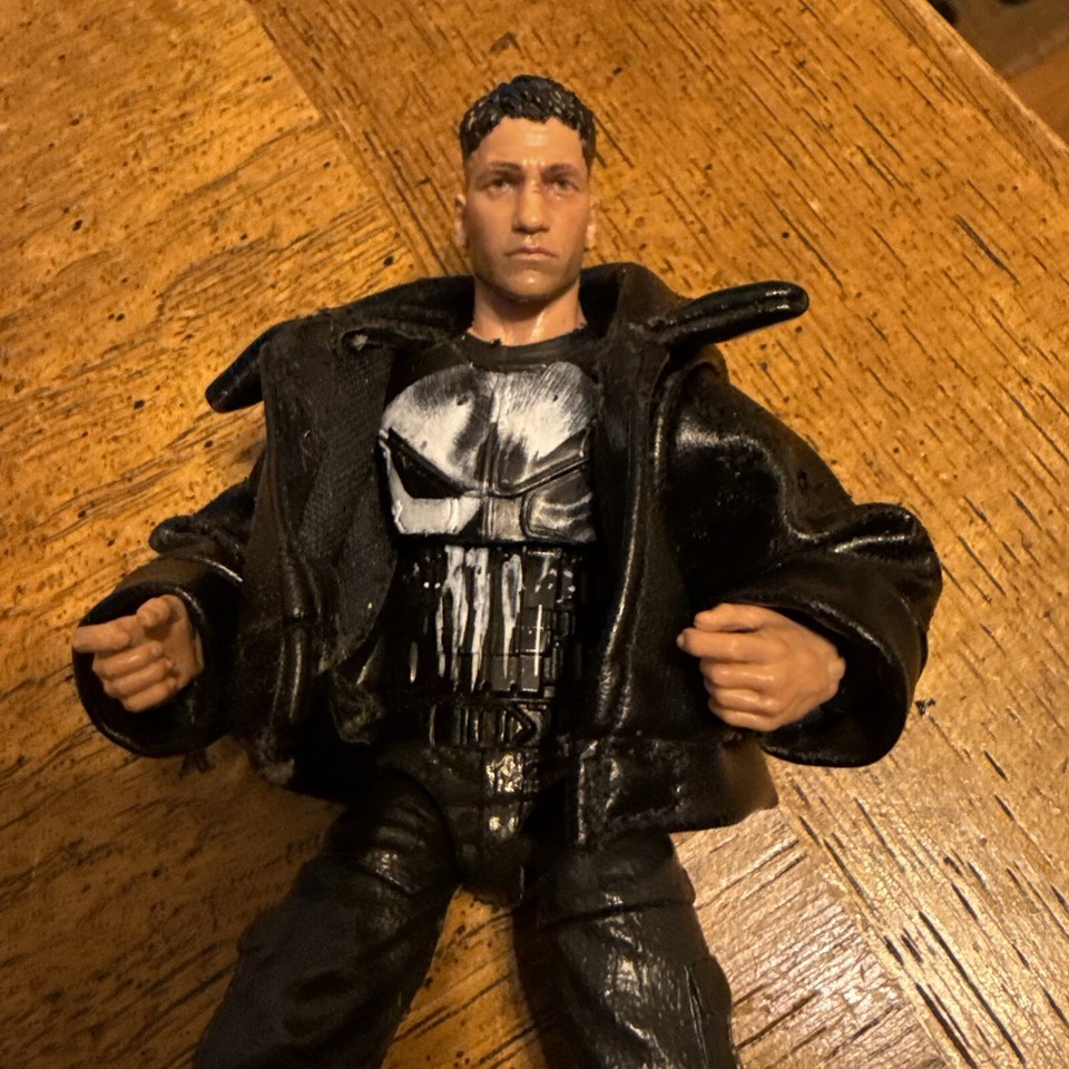 Marvel Legends PUNISHER Daredevil Netflix Jon Bernthal Loose Custom ...