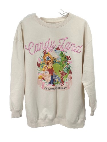 Candyland Graphic Crew Neck Sweatshirt Sz Large | eBay