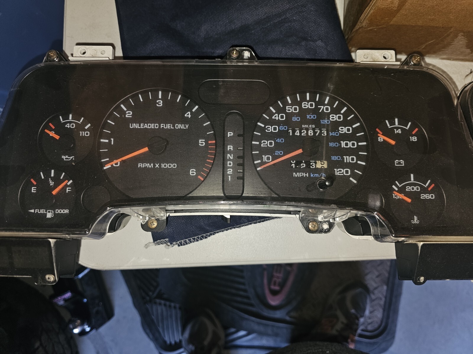 1994-1997 Dodge Ram Instrument Speedometer Cluster Assembly OEM 142K ...