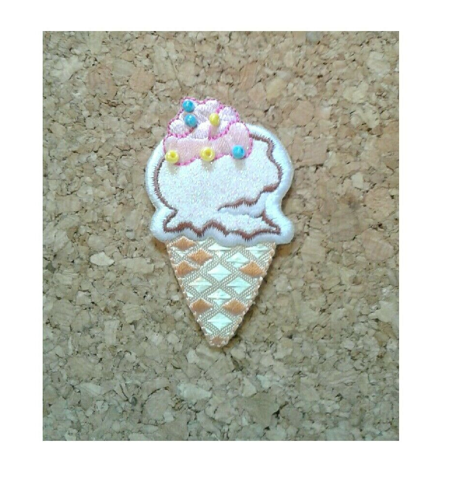 Ice Cream cone - Summer - Sweets & Treats - Dessert - Embroidered Iron ...