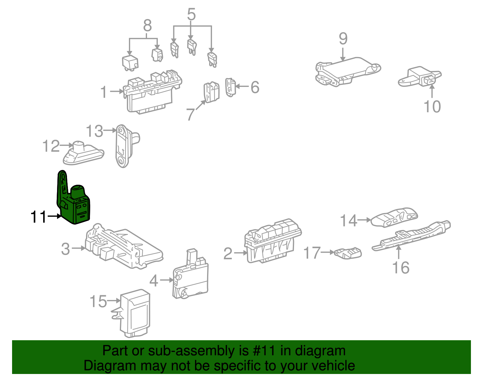 W211 MERCEDES E500 Suspension Height Level Sensor OEM 0105427617 for ...