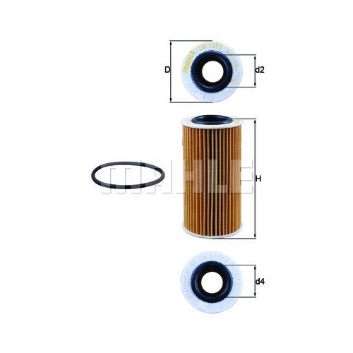 Ölfilter KNECHT OX 1076D für AUDI VW VAG CUPRA | eBay.de