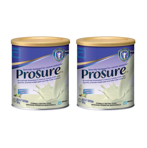 2 X Cans Abbott Pro Sure Milk Powder 380g (High Protein) - Vanilla ...