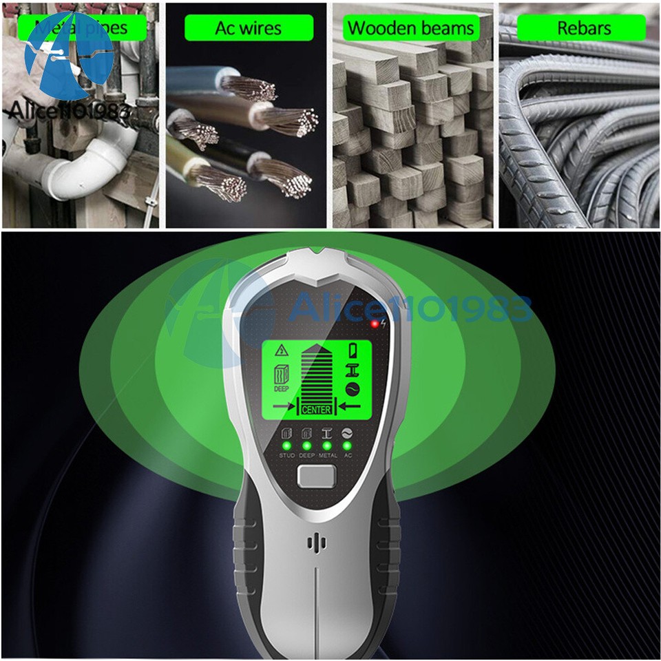 4-in-1 Digital Stud Finder Wire Wall Sensor Scanner Detector Beam ...
