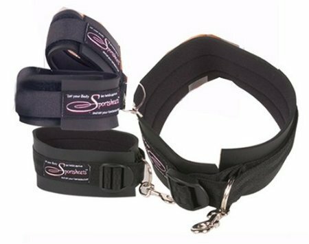 Thigh And Wrist Cuff Set Black | eBay