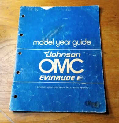 Published 1981 OMC Model Year Guide # 507178 | eBay