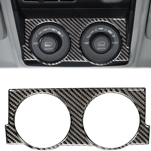 Real Carbon Fiber 4x4 4WD Control Knob Roof Panel Cover Trim Fits 10-20 ...