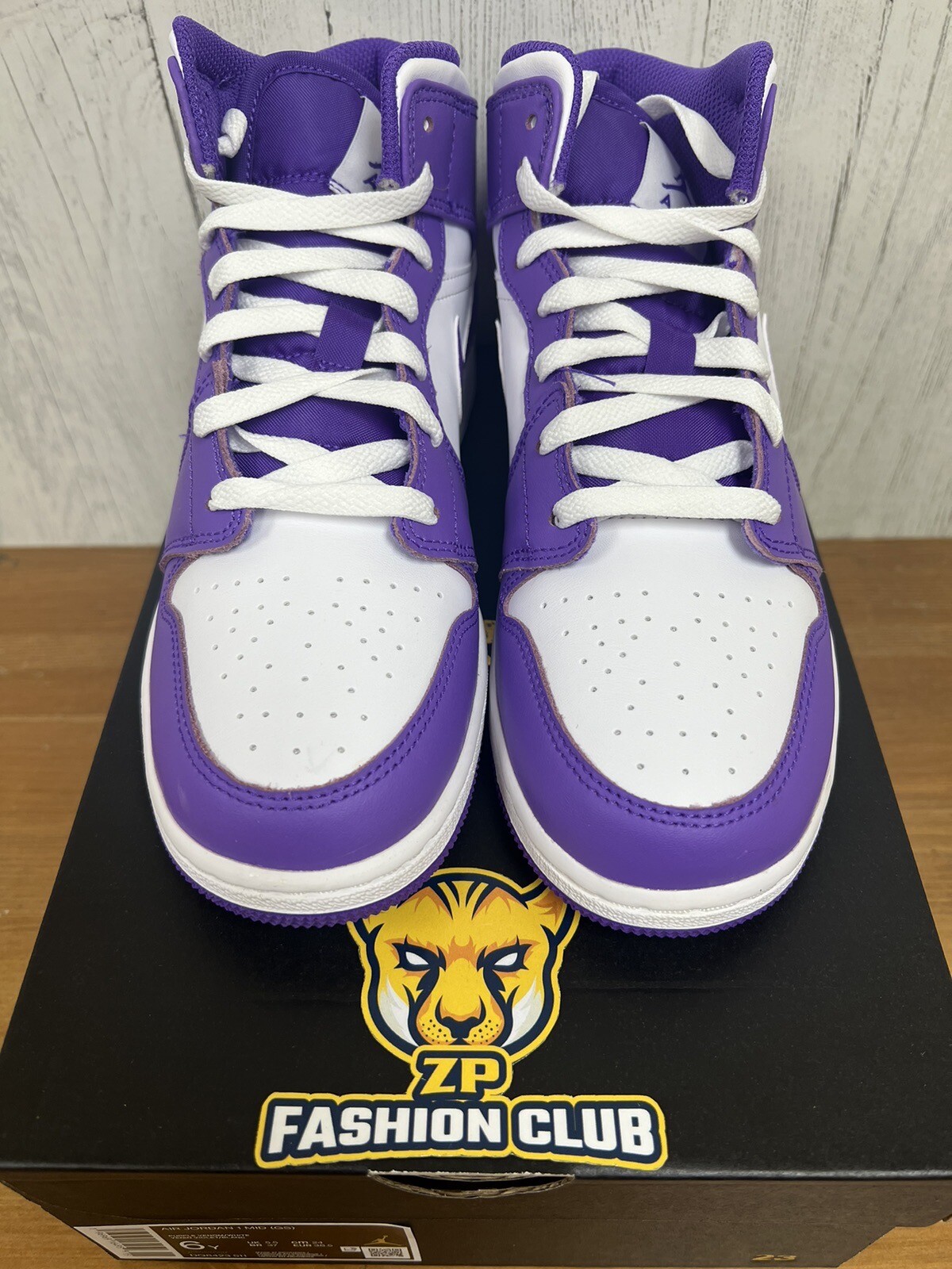 Air Jordan 1 Mid Purple Venom DQ8423-511 GS 4Y-7Y | eBay
