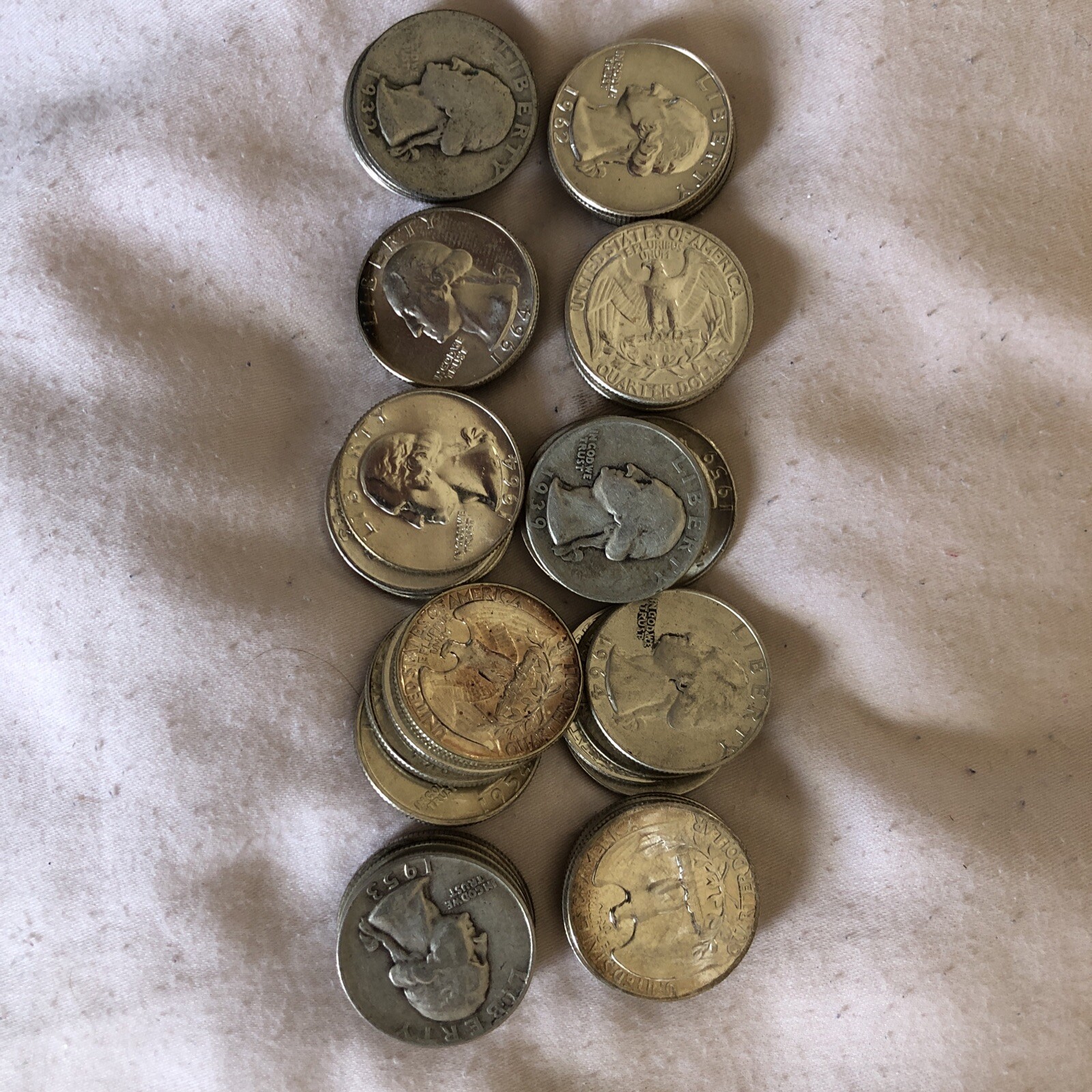silver quarters roll | eBay