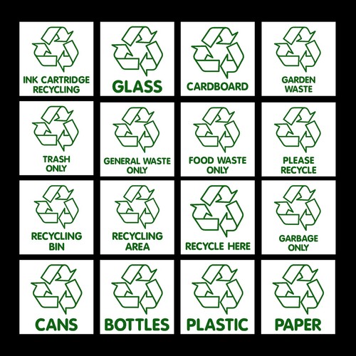 Recycle / Cans / Bottles / Glass / Paper / Waste / Bin - External ...