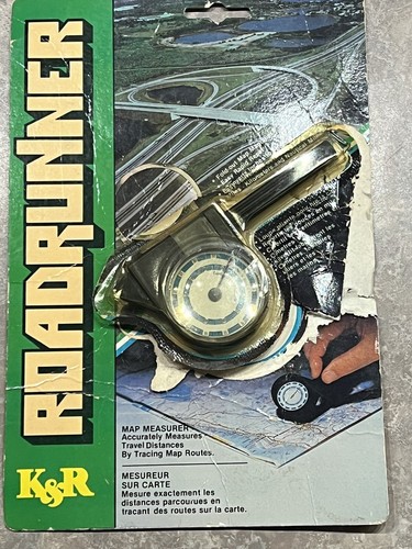 Vintage Roadrunner Map Measurer Accurately Measures Travel Distances ...
