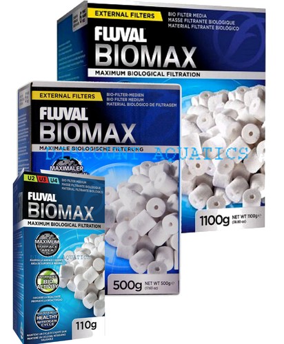 Fluval Biomax Pre Filter Media Rings 500G 1100G Biological Porous 405 ...