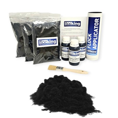 Black Flocking Kit Large Triple Pack - Flocked Dash Kit For Flocking ...