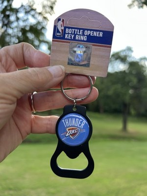 NEW NBA OKC THUNDER Basketball Bottle Opener Key Ring Oklahoma City | eBay