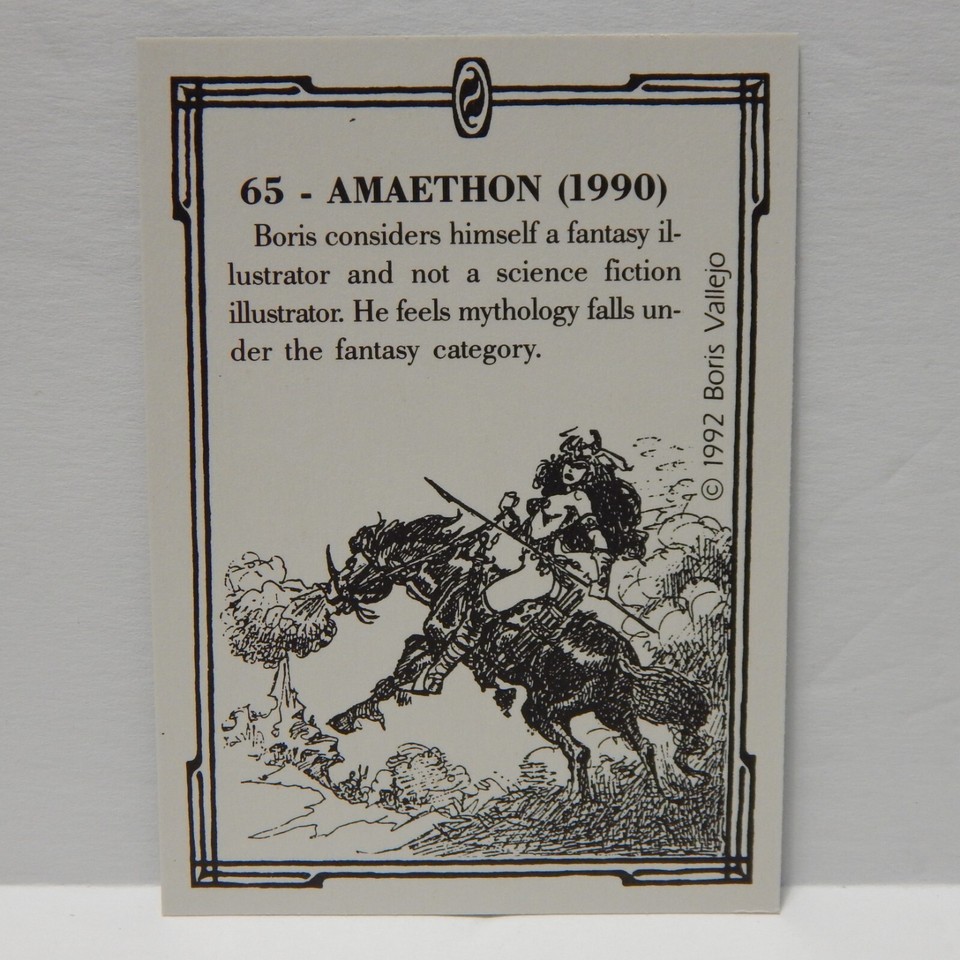 Boris Vallejo Amaethon Card 65 | eBay