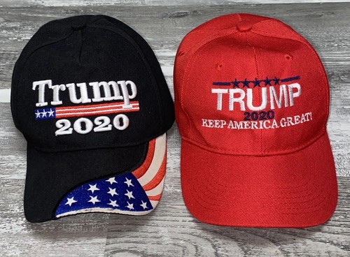 Lot 2 Donald Trump Maga Baseball Cap Hat President 2020 Make America ...